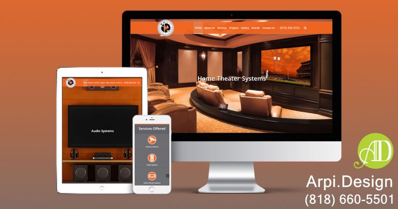 Home Automation Website Design